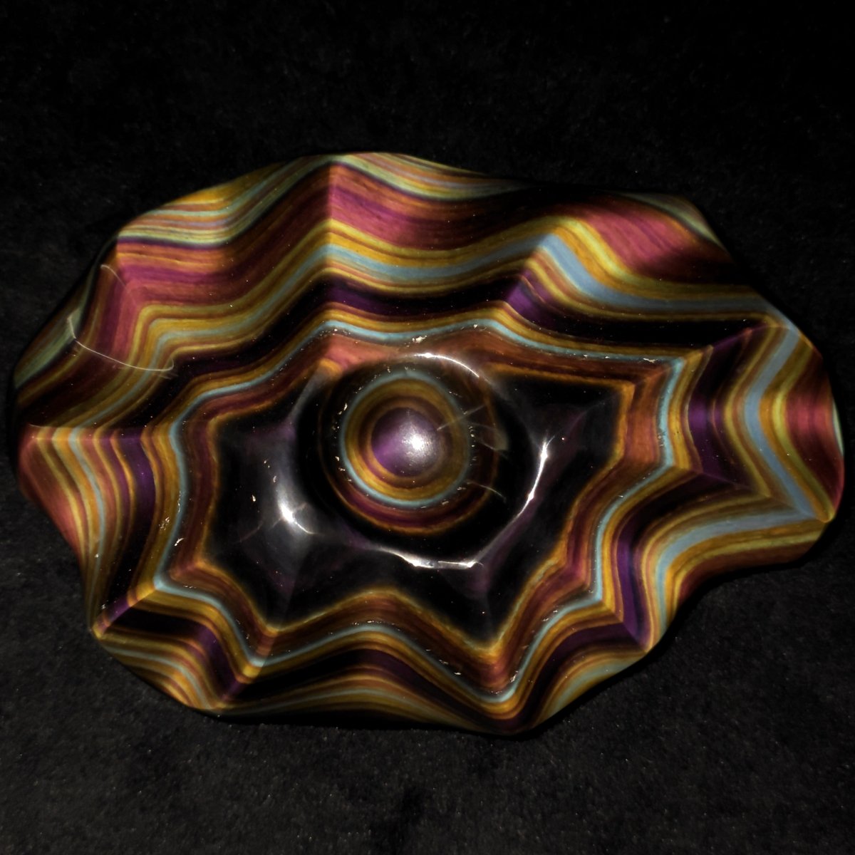 Rainbow Obsidian Sculpture, 3 Lb Museum-Grade Rare Obsidian Sheen Gems ...